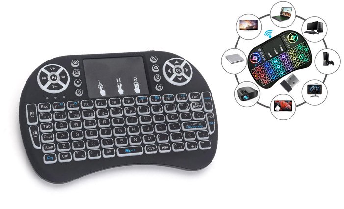 Mini podsvícená klávesnice RGB | Venda.cz - Slevový portál se zbožím