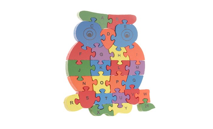Vzdělávací dřevěné puzzle sova var.1 | Venda.cz - Slevový portál se zbožím