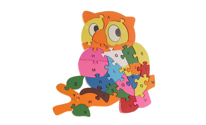 Vzdělávací dřevěné puzzle sova var.2 | Venda.cz - Slevový portál se zbožím