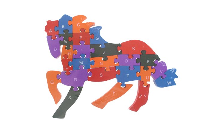 Vzdělávací dřevěné puzzle kůň var.1 | Venda.cz - Nejlevnější slevový ...
