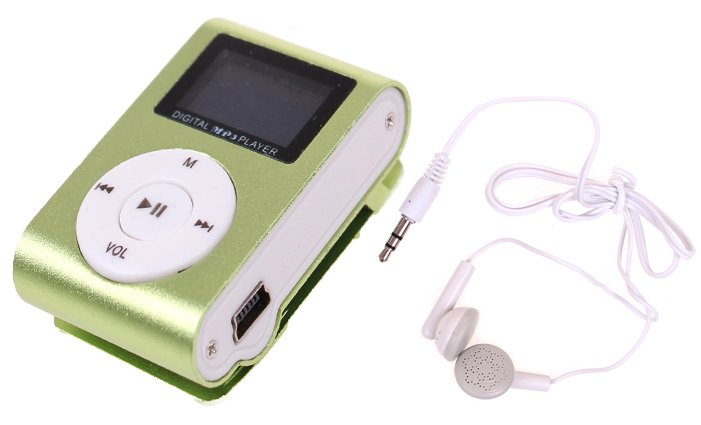 Mini MP3 přehrávač s displejem zelený | Venda.cz - Slevový portál se zbožím